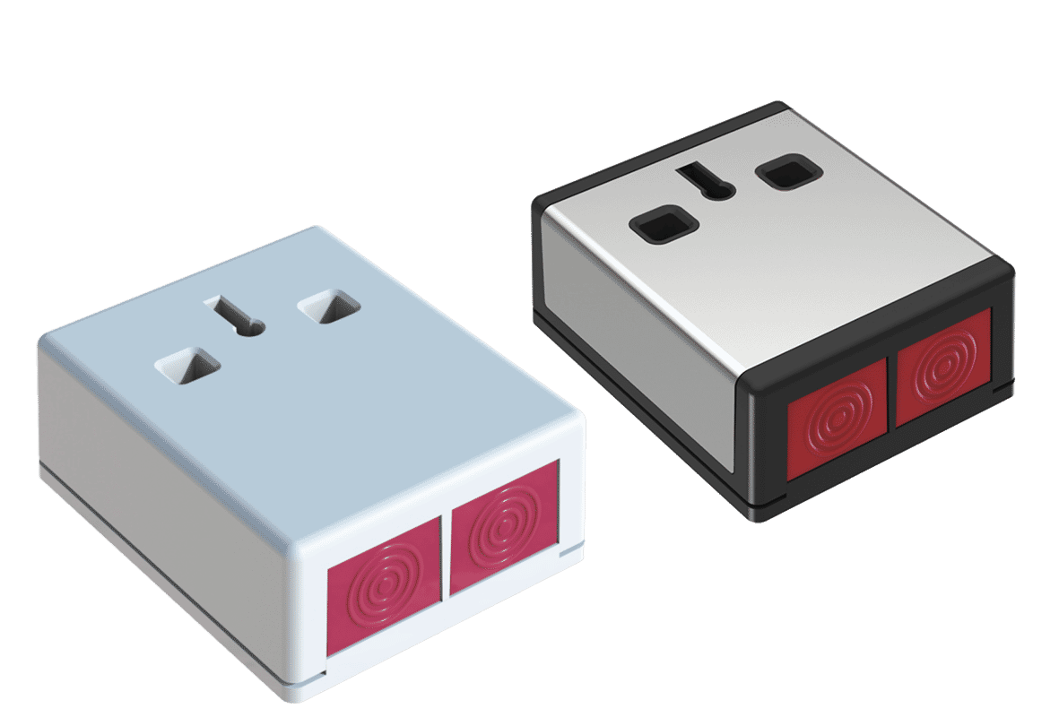 CQR PADP3 Double Press Panic Button with Selectable Resistors