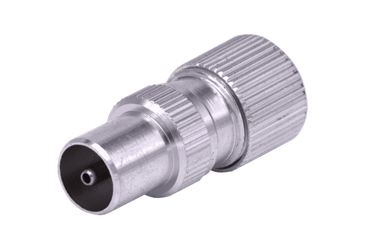 Tool-less Male Coax Plug for TV Aerial Cable (10pc)