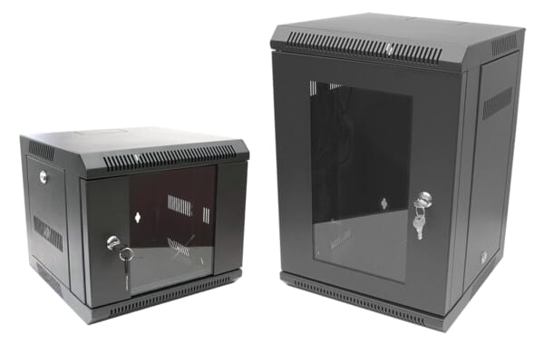 Kauden 4U 10" Mini Wall Mount Data Cabinet