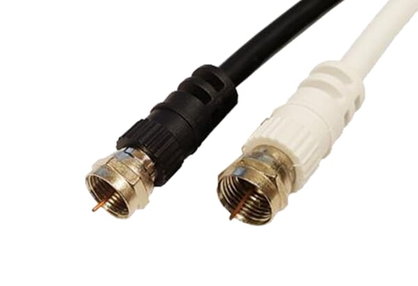 F Plug Flylead Patch Cable for TV or Satellite