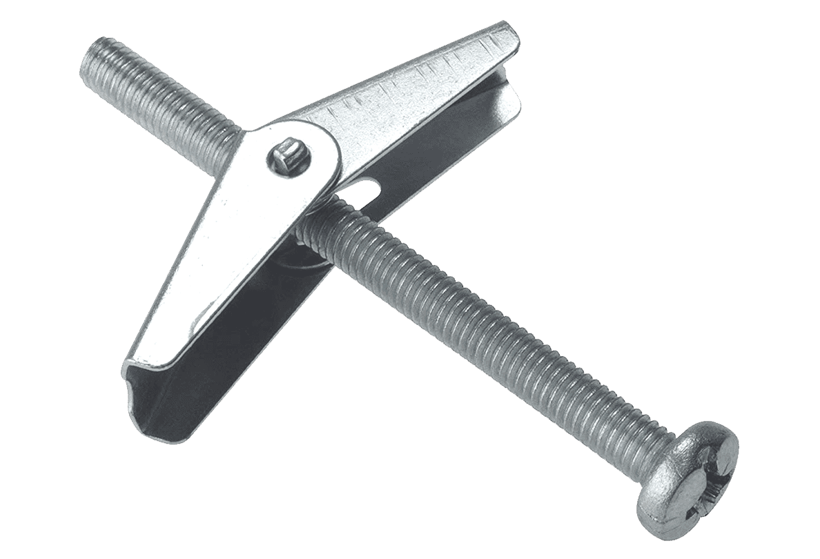 Zinc Drywall Hollow Wall Spring Toggle Fixing Bolt | Connectec.uk