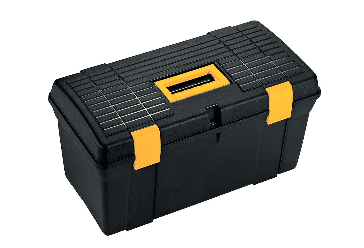 Tough 50cm Toolbox with Removable Insert tray | Connectec.uk