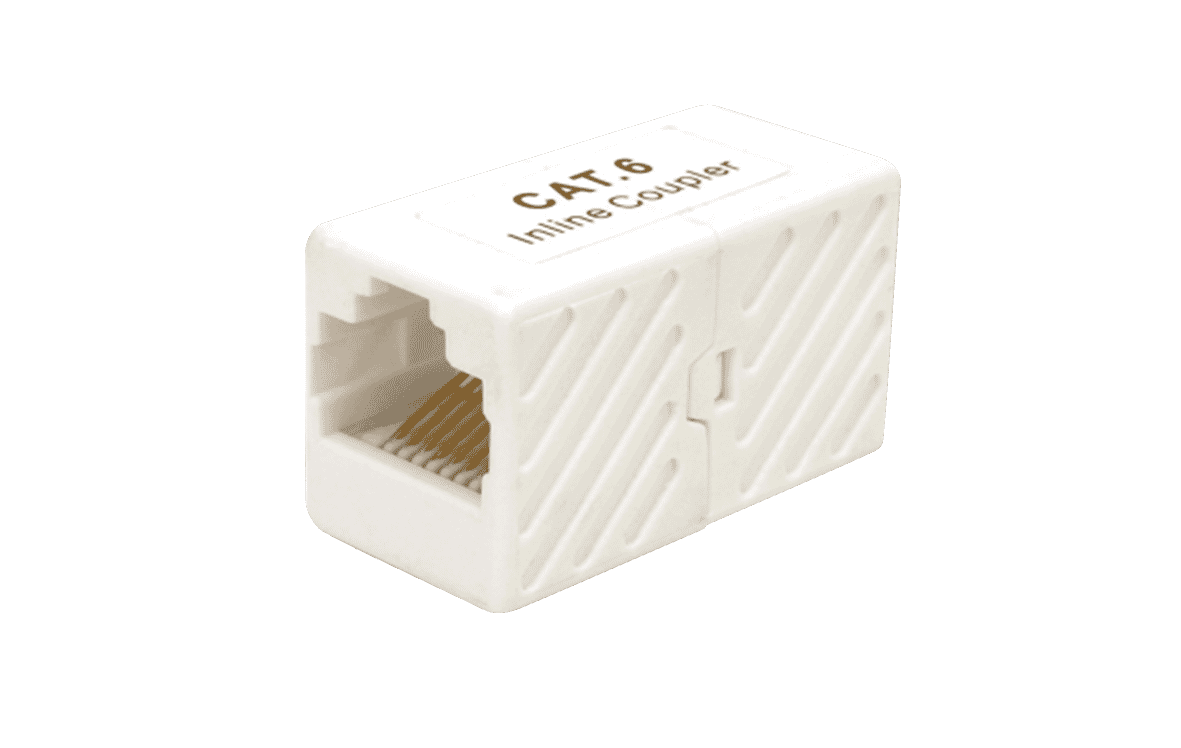 Category 6 UTP RJ45 network cable coupler