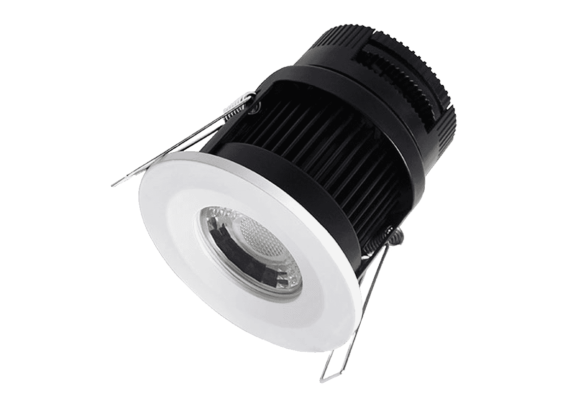 Diamond Vulcan Tri-colour IP65 / Fire Rated 8W Dimmable LED Downlight