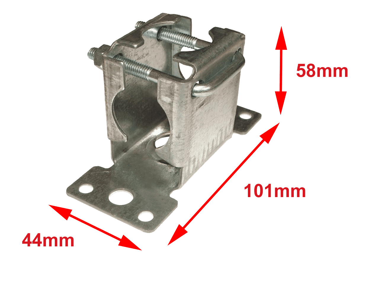 Fixed Wall Bracket for 1 inch Masts or Poles