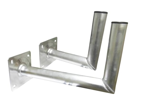 2 Inch x 35cm ALLOY Right Angle Satellite Wall Mount Bracket