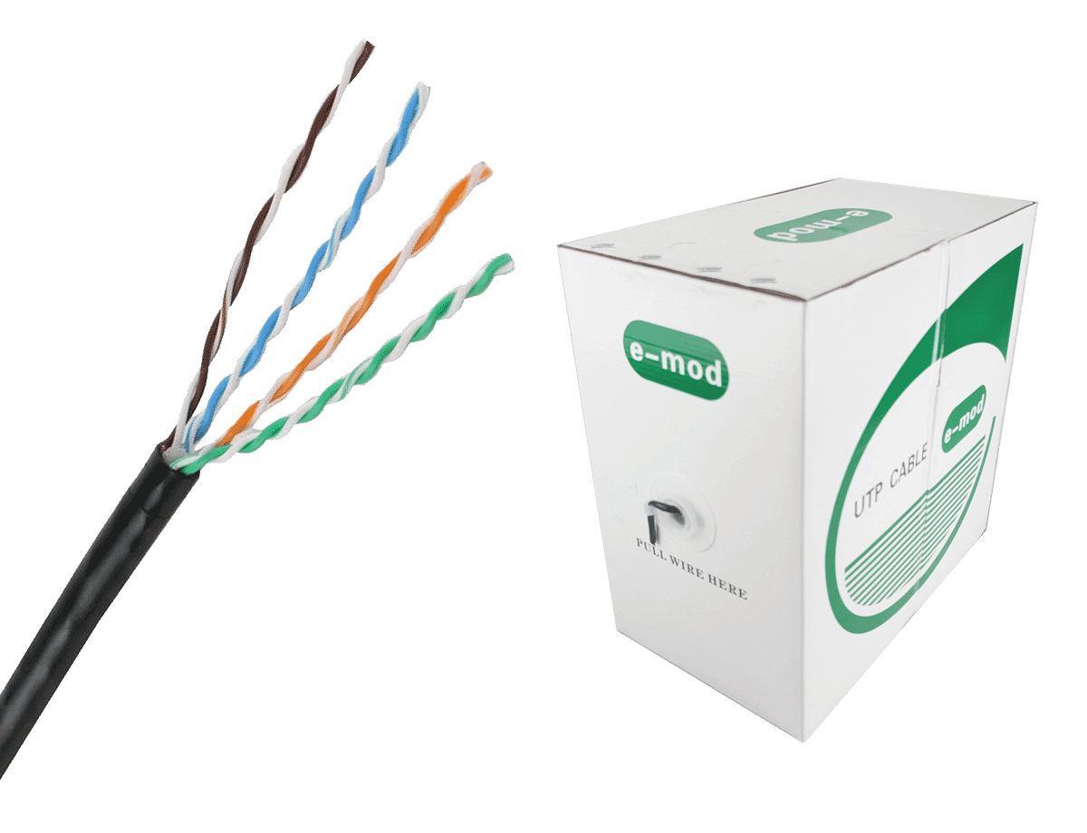 Value Cat 5e Solid UTP PE External Network Cable 305m | Connectec.uk
