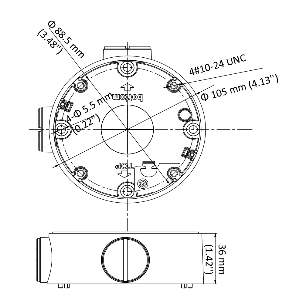Hikvision DS-1260ZJ Junction Box | Connectec.uk