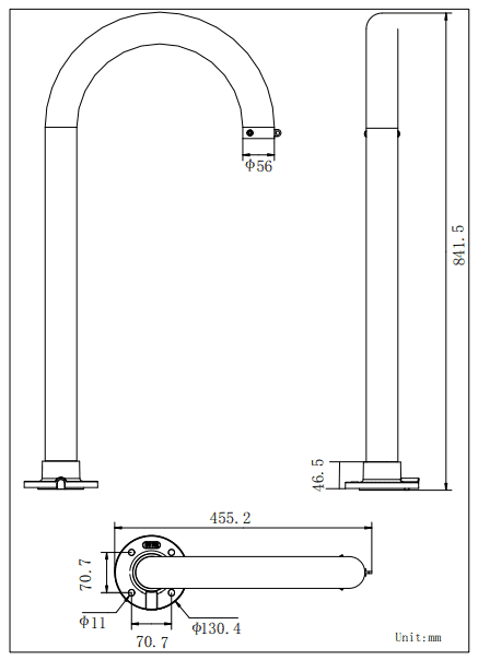 Hikvision DS-1619ZJ PTZ Swan Neck Bracket