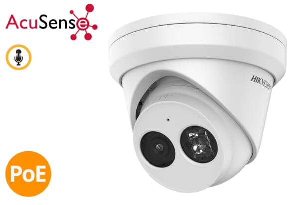Hikvision DS-2CD2343G2-IU 4MP IP Acusense Turret with Microphone