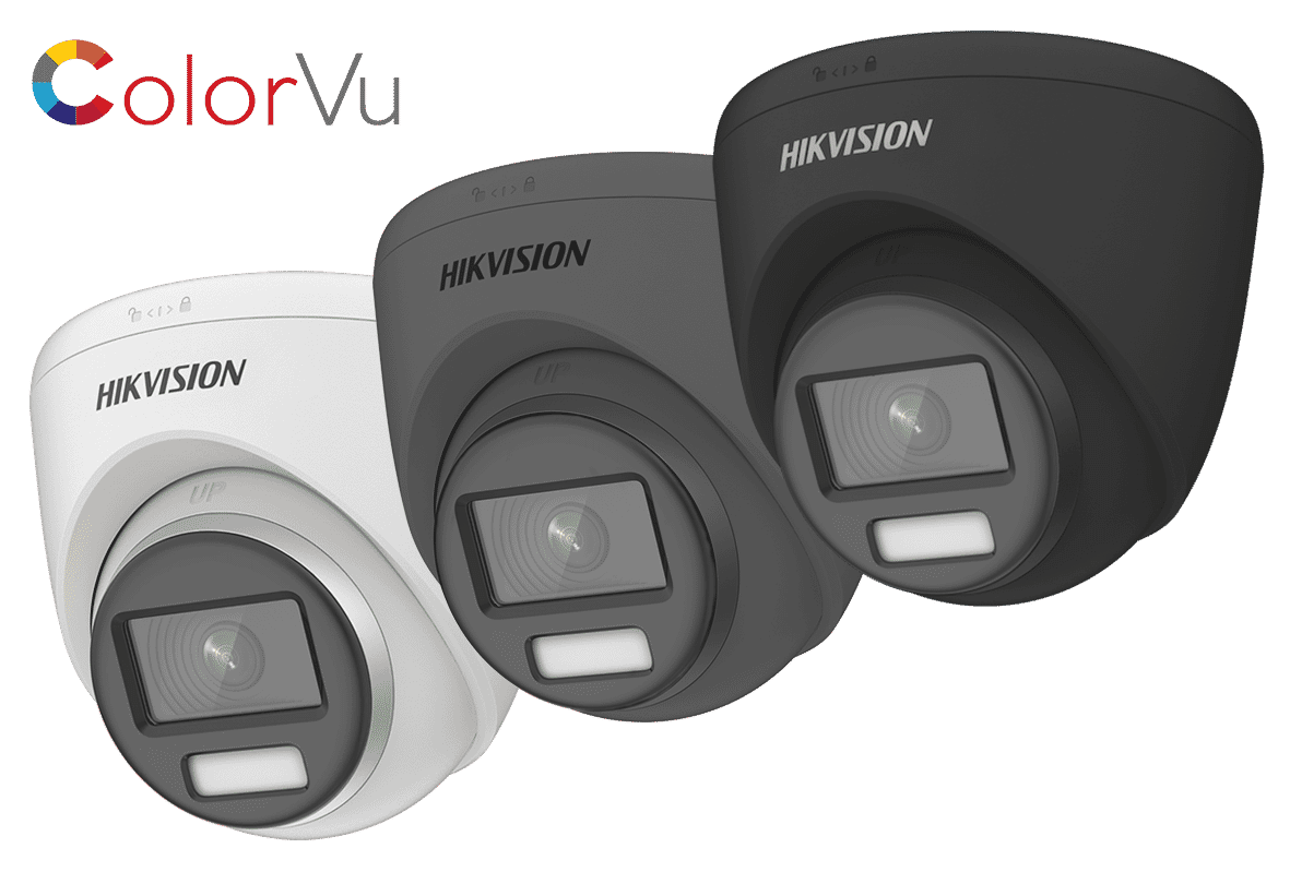 Hikvision DS-2CE72KF3T-E 5MP 3K TVI Colorvu PoC Turret | Connectec.uk