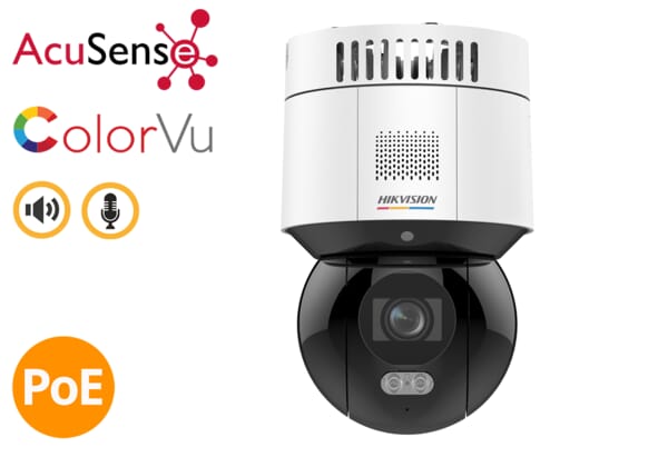 Hikvision DS-2DE3A400BW-DE(F1)(T5) 4MP IP Colorvu Acusense PT Dome