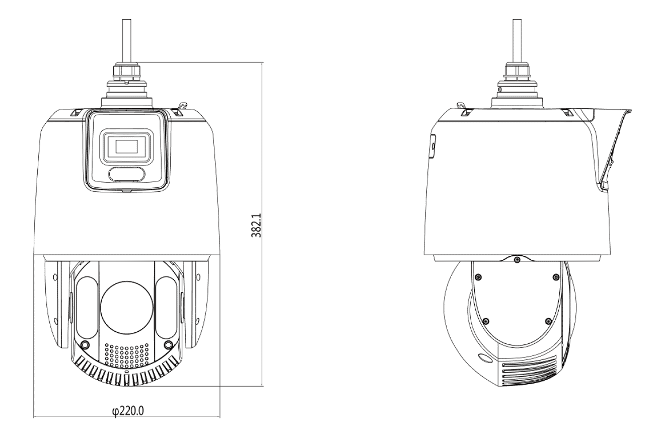 Hikvision DS-2SE7C432MW-AEB 4MP IP TandemVu Dual-camera PTZ with 32x ...
