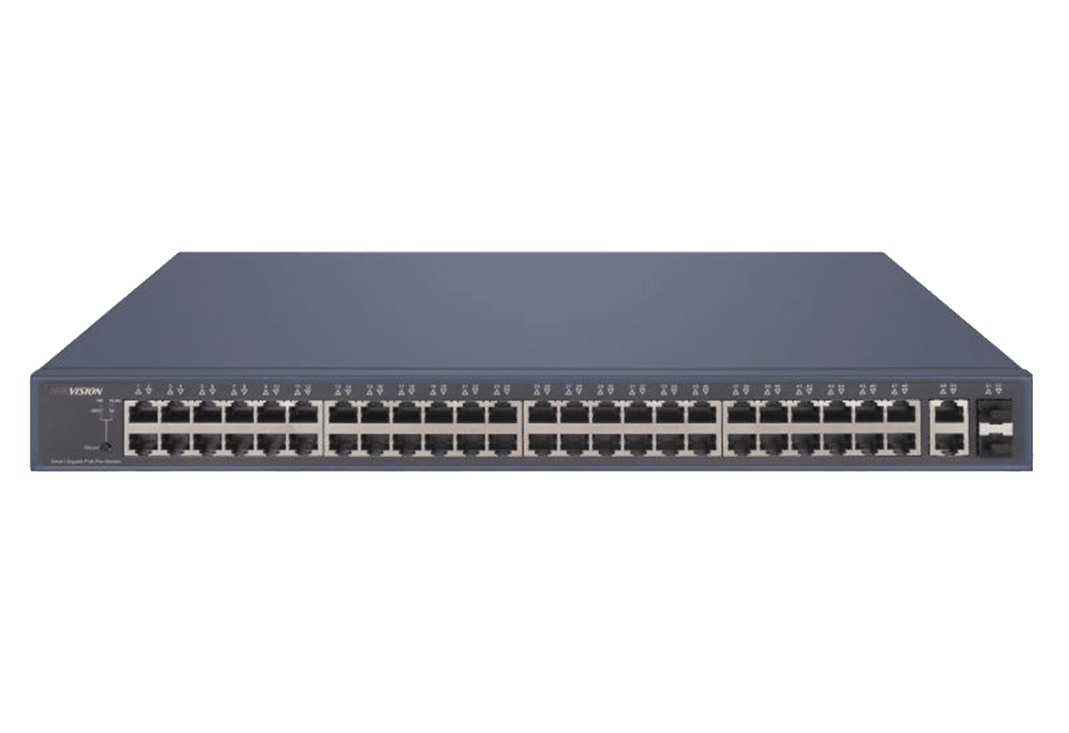 Hikvision DS-3E1552P-SI 48 Port Gigabit Smart 30W PoE+ Switch 2x SFP ...