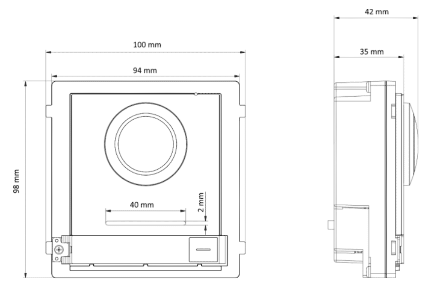 Hikvision DS-KIS702Y 2-Wire 2MP IP Video Intercom Kit with Screen