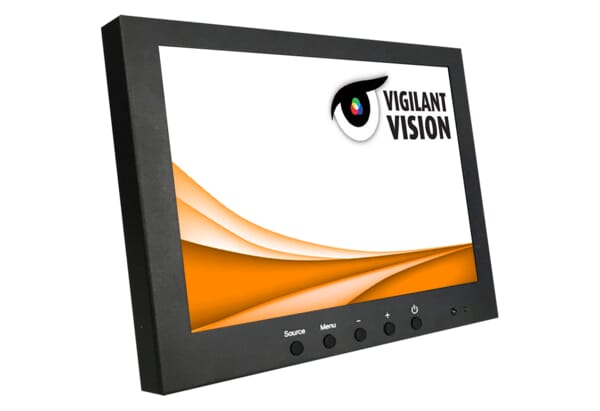 Compact 10.1" CCTV Monitor with VGA, HDMI and BNC