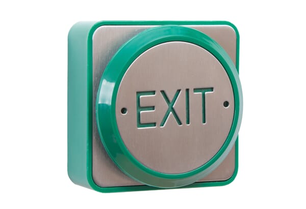 RGL EBPP02 Large Heavy-Duty Round Stainless Steel Exit Button IP55