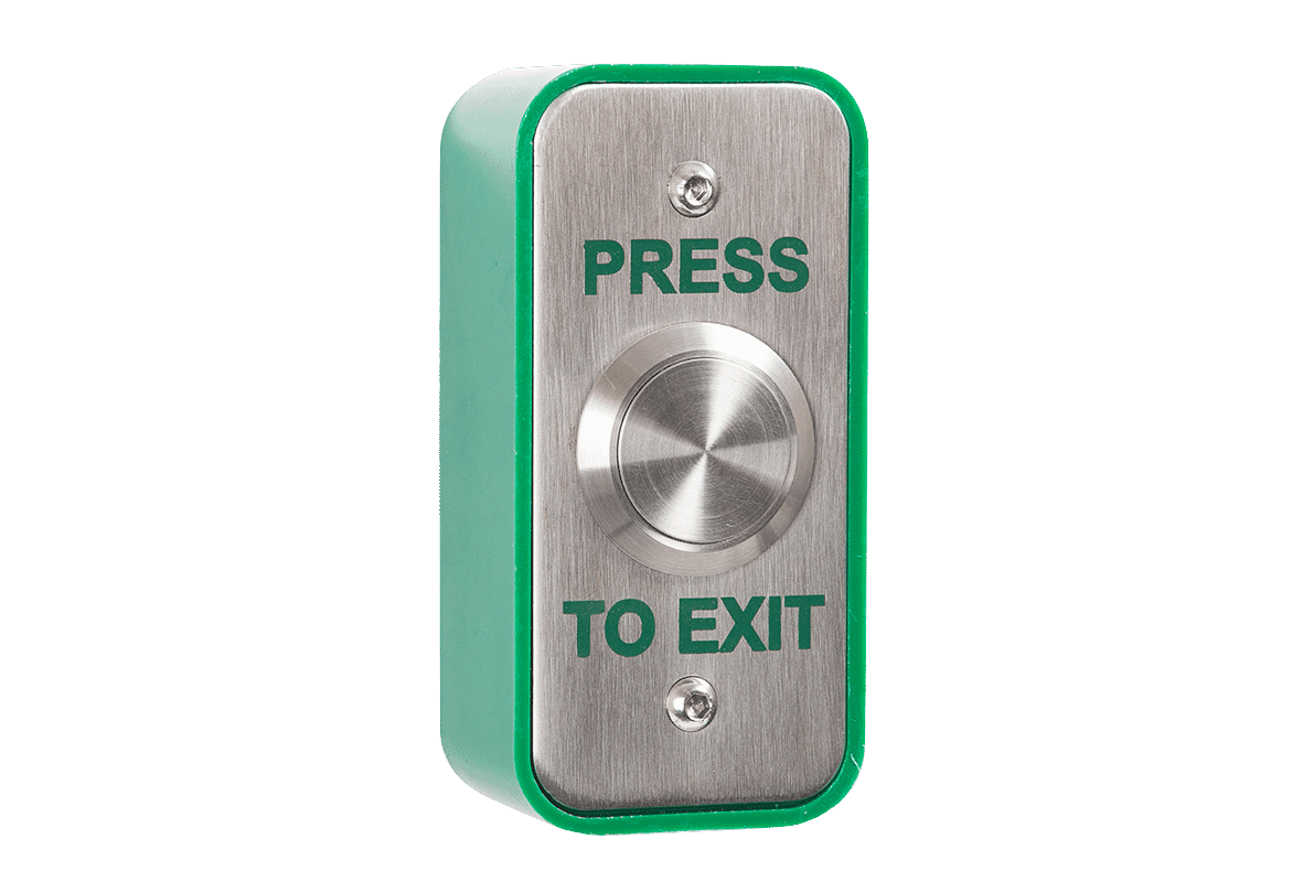 RGL EBSS/AP/PTE Slim Stainless Steel Press-to-exit Button