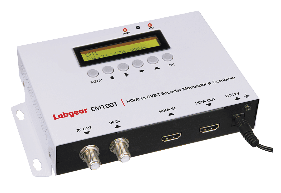 Labgear HDMI-to-DVB-T RF 1-Way Encoder Modulator 1080P HD | Connectec.uk