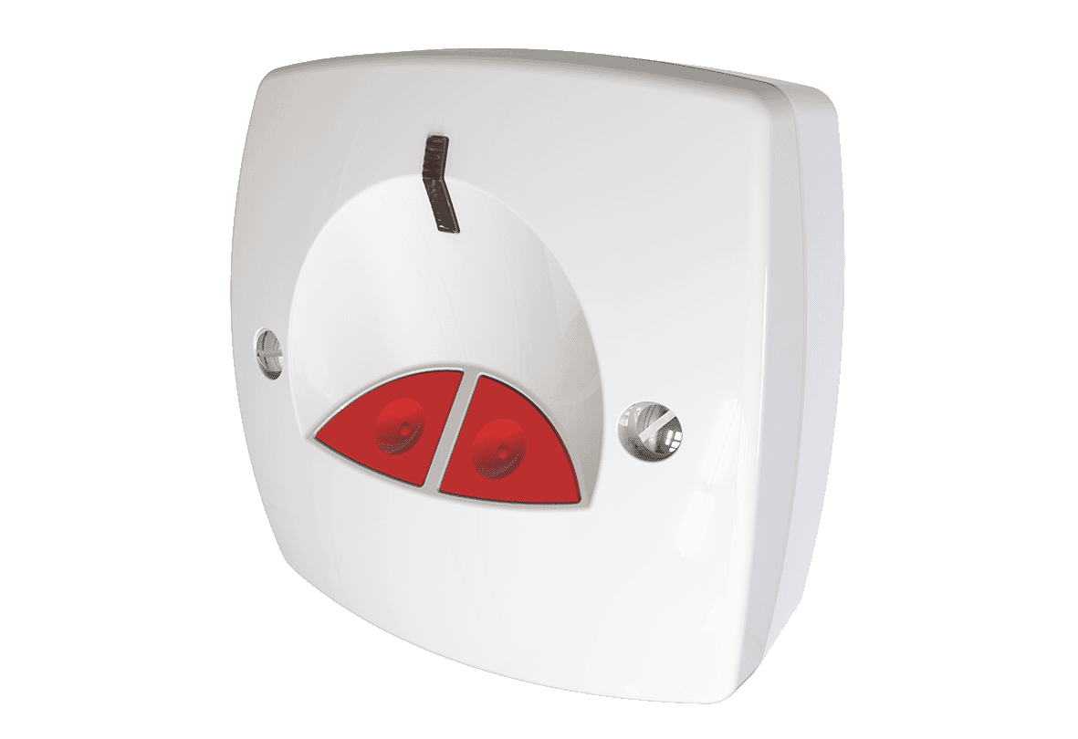 CQR EPA/STD Double Press Flush Mount Panic Button - White | Connectec.uk