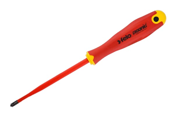 Felo SD Ergonomic VDE Slimline Screwdriver Pozi 2 x 100mm