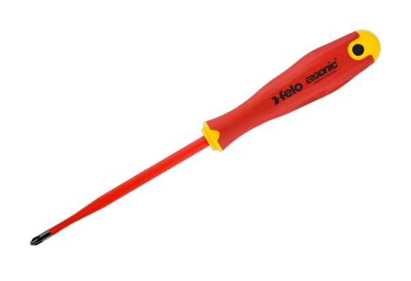 Felo SD Ergonomic VDE Slimline Screwdriver Phillips (414) PH 2 x 100mm
