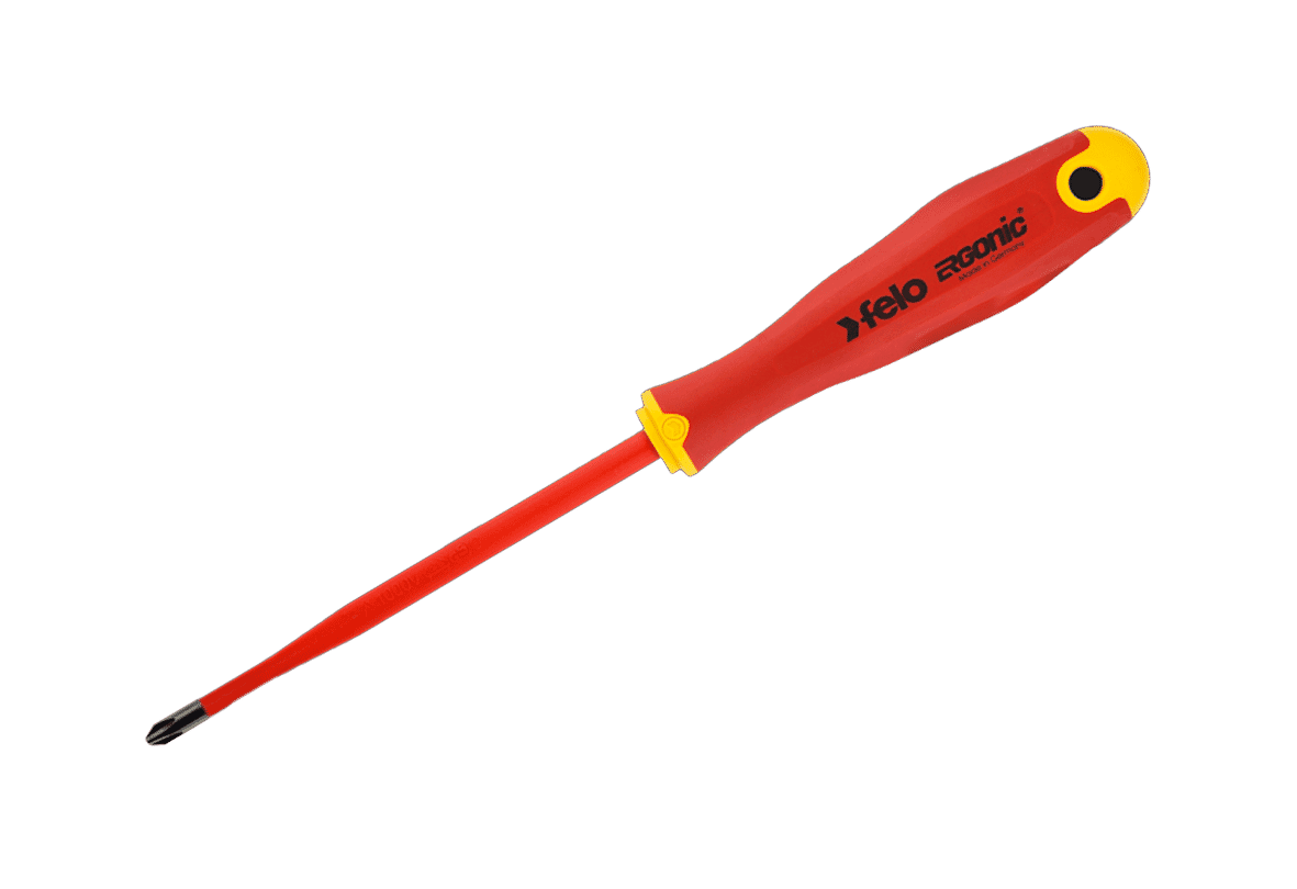 Felo SD Ergonomic VDE Slimline Screwdriver Phillips +/-Z (417) 1 x 80mm