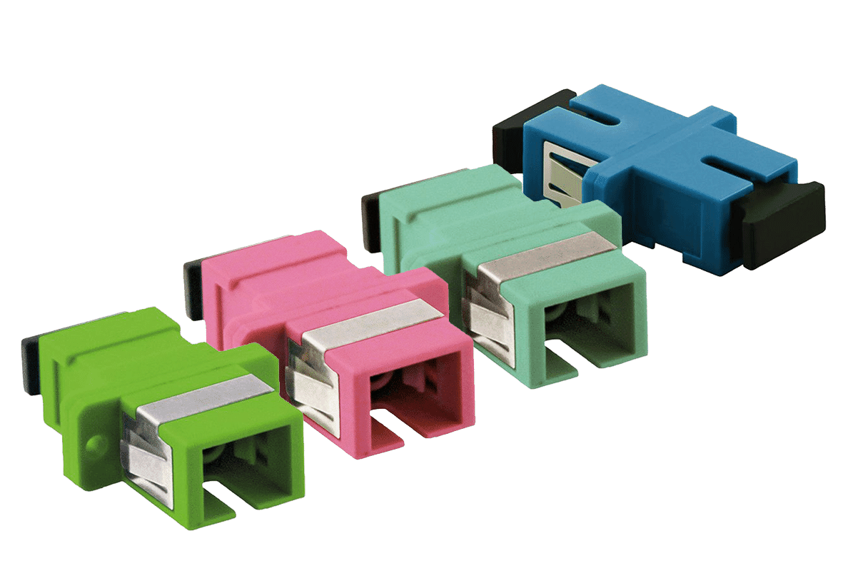 Fibre Optic Adapter Coupler Socket SC/SC Simplex (OS2, OM3, OM4)