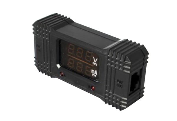 Haydon HAY-POE-M Inline PoE Voltage and Current Meter and Tester