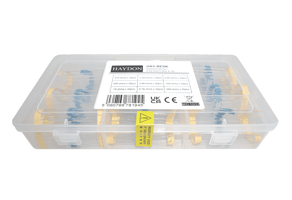 Haydon HAY-RESK Resistor Kit 270 Piece Set 9 Sizes x 30