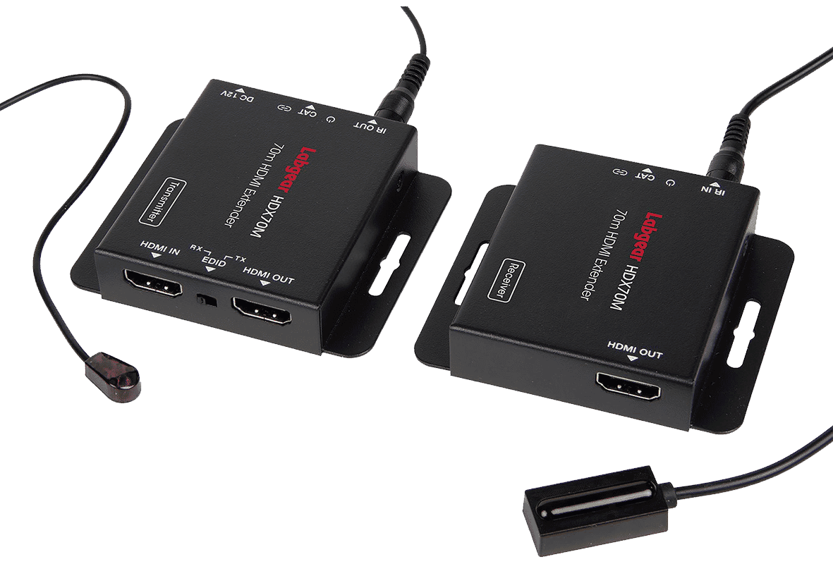 Labgear 70m HDMI 1.4 10Gbps 1080p Extender over Ethernet Cat 6/6A/7 ...