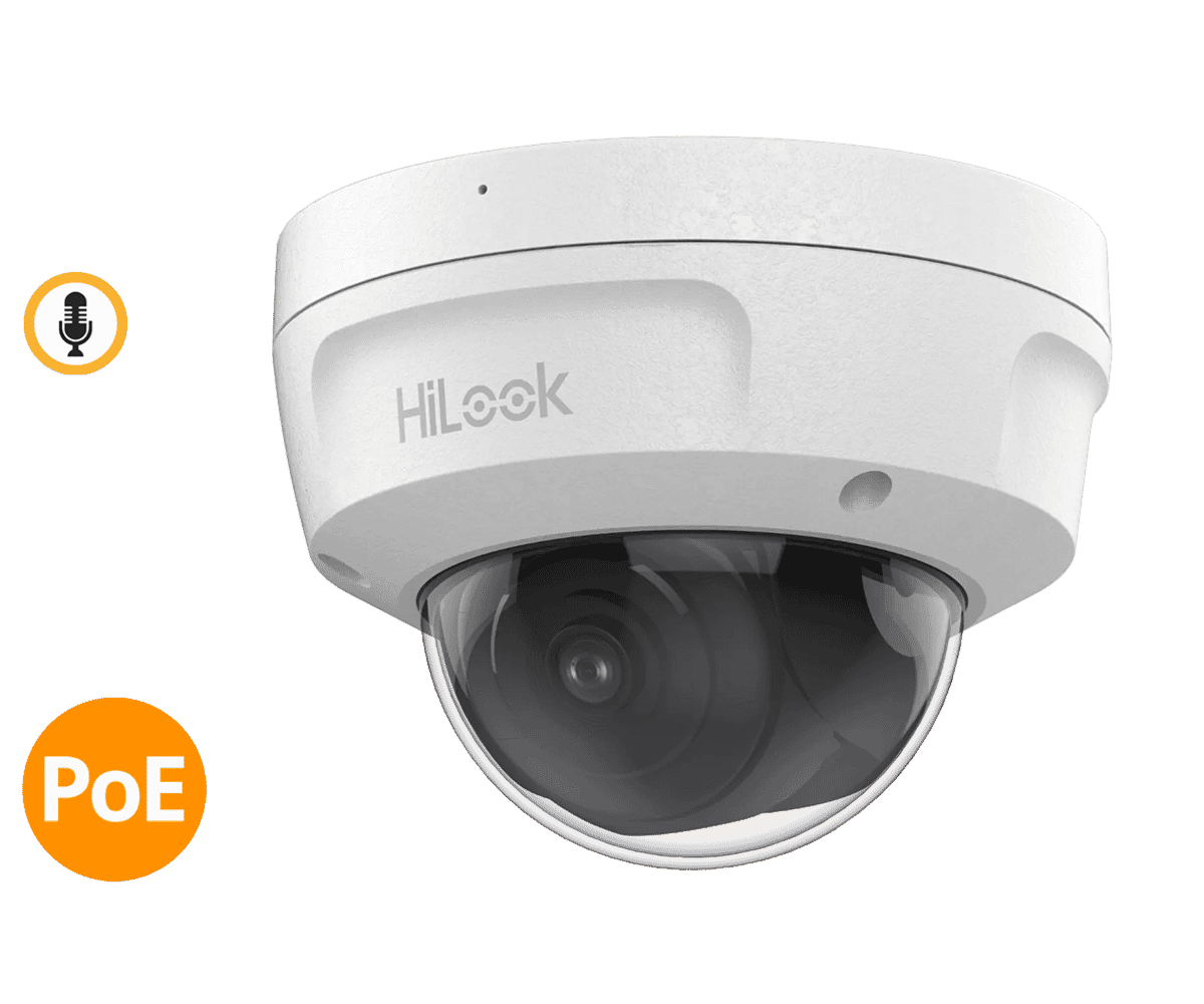 Hilook Ipc D150h Mu 5mp Ip Dome Camera With Mic 2 8mm Connectec Uk