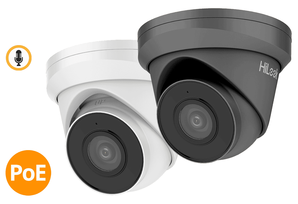 HiLook IPC-T250H-MU 5MP IP Turret Camera with Mic | Connectec.uk