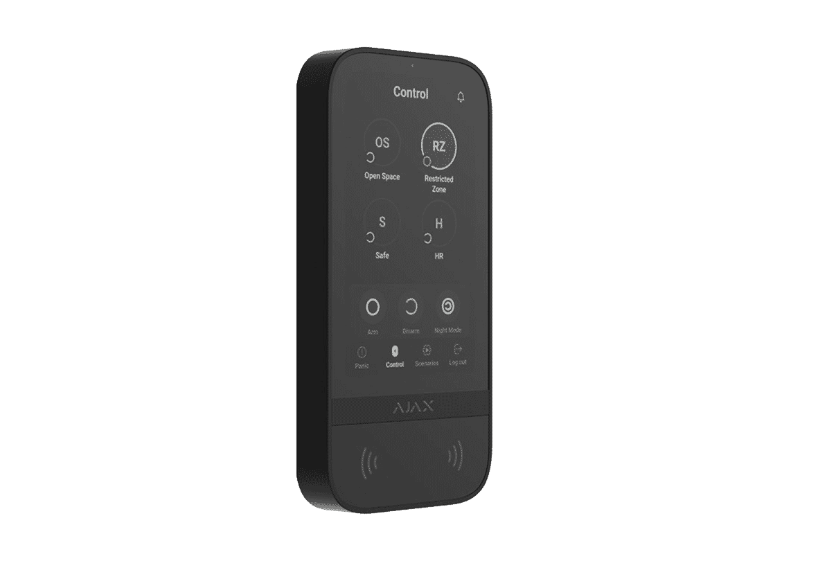 Ajax IPS TouchScreen Wireless Keypad Black