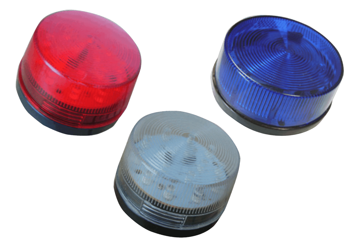 Elmdene LPB Low Profile Flashing LED Beacon IP66 Dual-voltage 12/24V