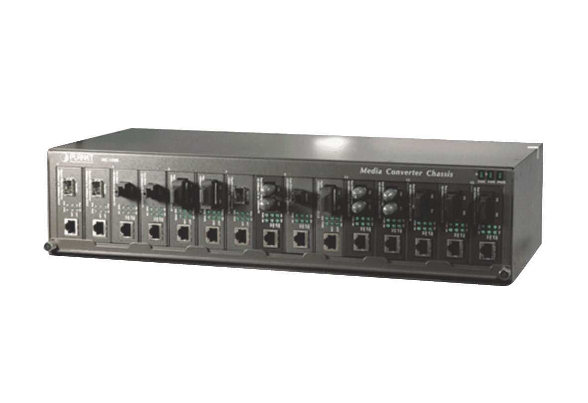 Planet MC1500 15 slot 19" Media Converter Chassis