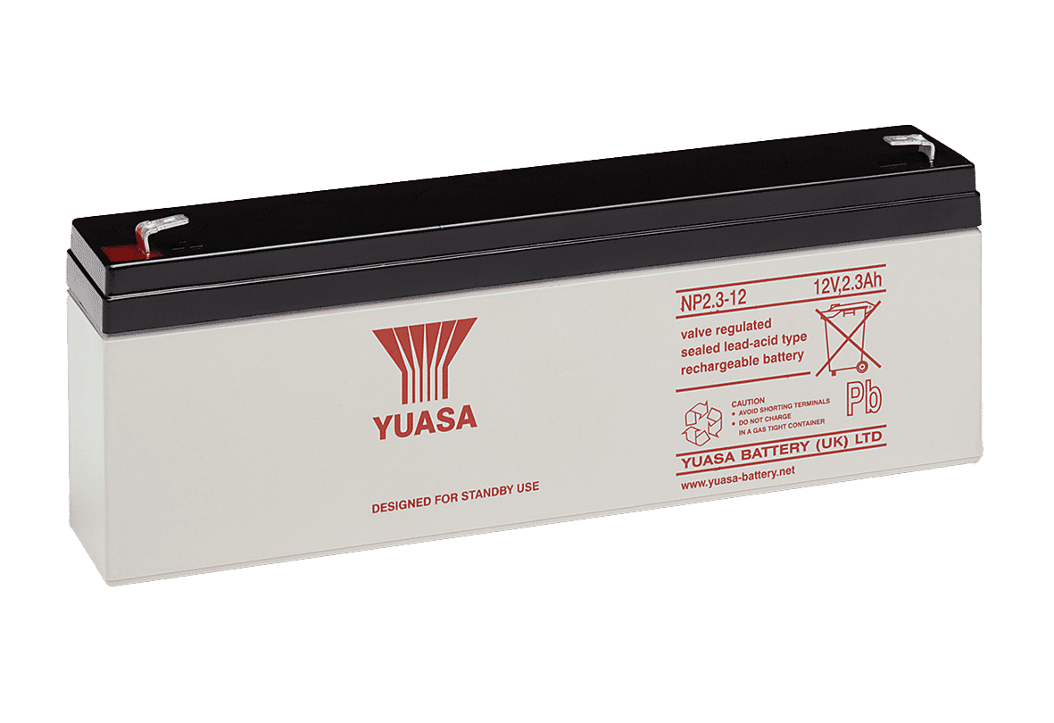 Yuasa NP2.3-12 12V 2.3Ah Sealed Lead Acid Rechargeable Battery ...