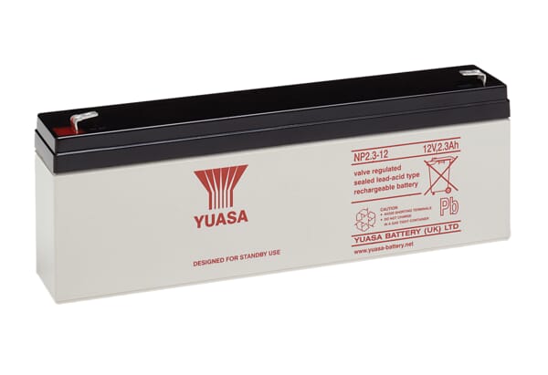 Yuasa NP2.3-12 12V 2.3Ah Sealed Lead Acid Rechargeable Battery