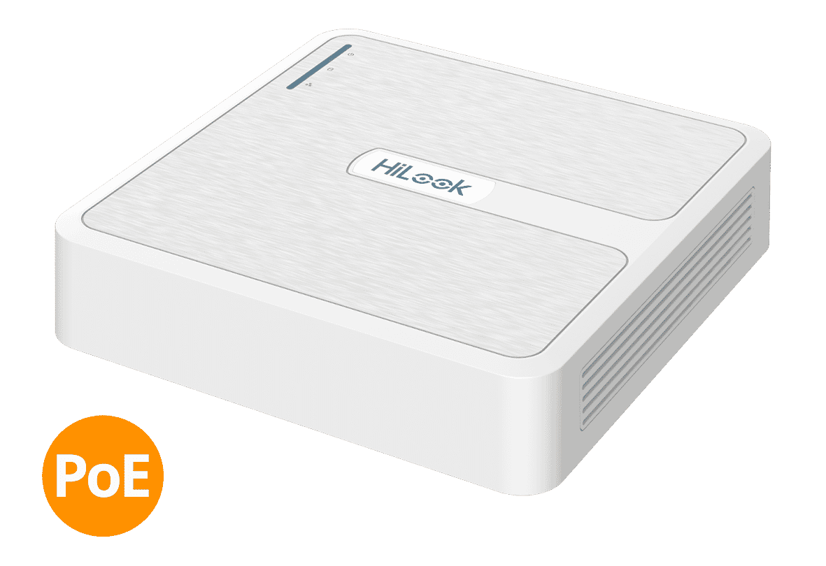 HiLook NVR-104H-D/4P (D) 4 Channel 4MP IP PoE H.265 NVR
