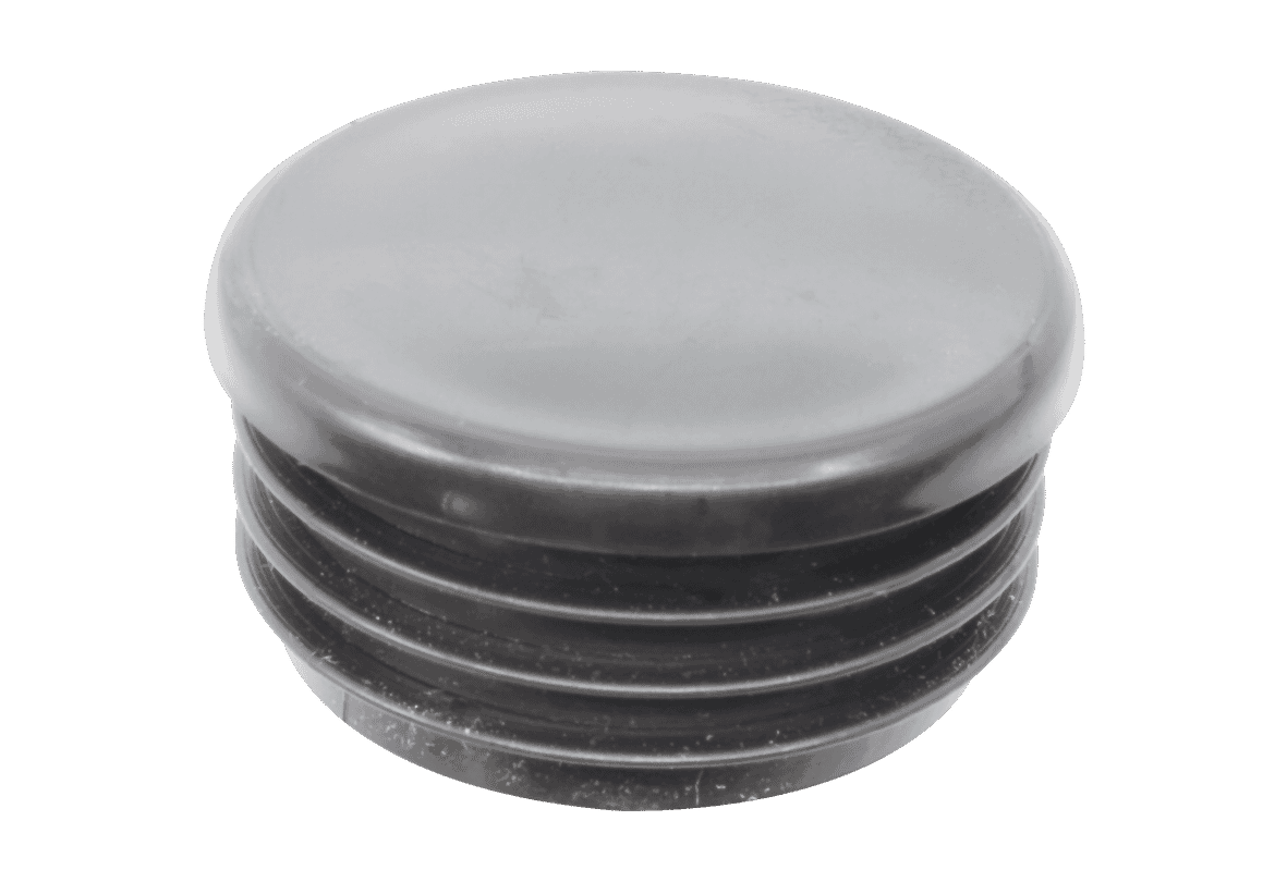 2-Inch Black Plastic End Plug for Alloy Aerial Poles (10 Pack ...