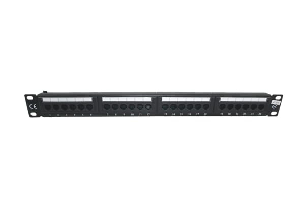 Blake 24 Port 1U UTP CAT5e 19" Patch Panel Krone and 110 Dual IDC