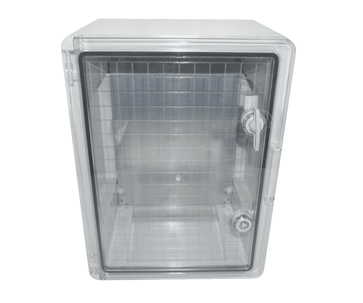 Tough Lockable ABS Outdoor Enclosure IK10 IP65 Clear Door 500 X 400 X tough-lockable-abs-outdoor-enclosure-ik10-ip65-clear-door-500-x-400-x