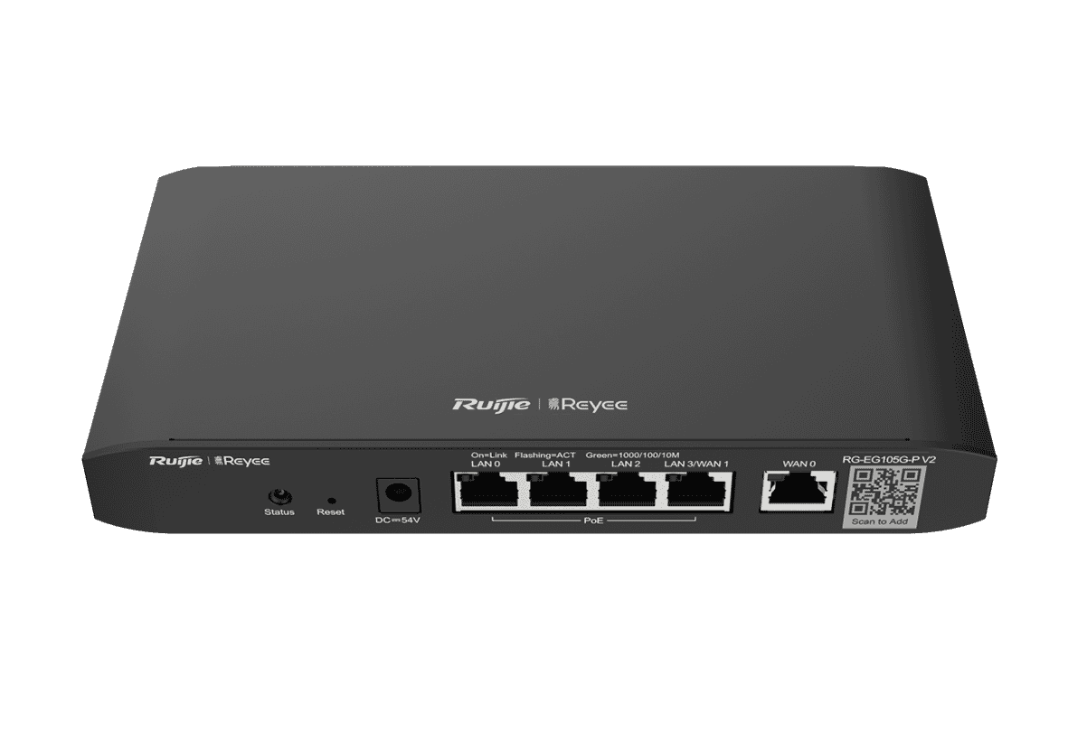 Ruijie RG-EG105G-P V2 Reyee Cloud Managed Gigabit Load-Balancing PoE ...