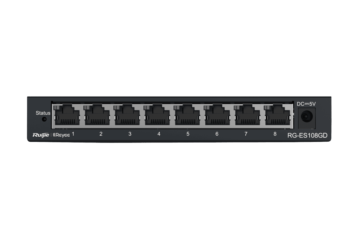 Ruijie RG-ES108GD Reyee 8-port 10/100/1000Mbps Unmanaged Non-PoE Switch