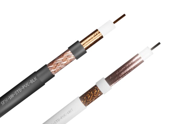 Low Loss Screened FPE Coax Cable for Satellite or TV