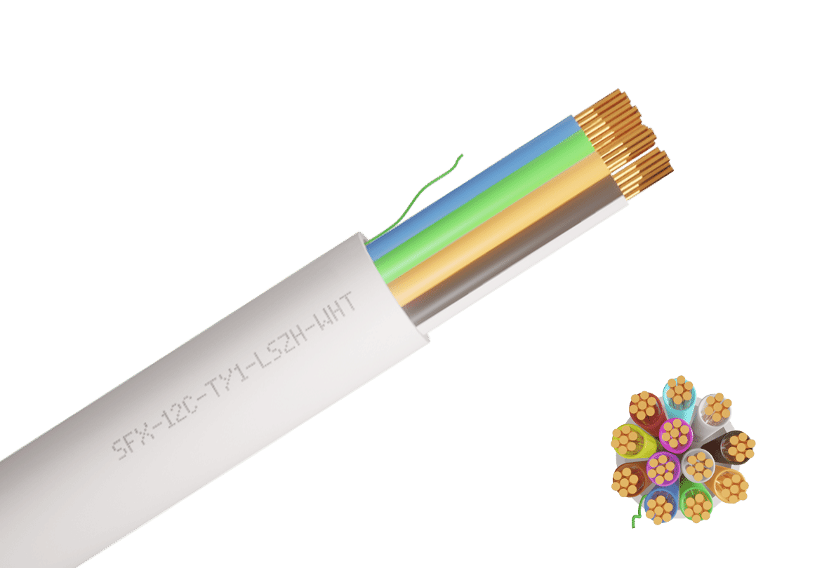 12 Core Type 1 Alarm Cable Copper LSZH 100m