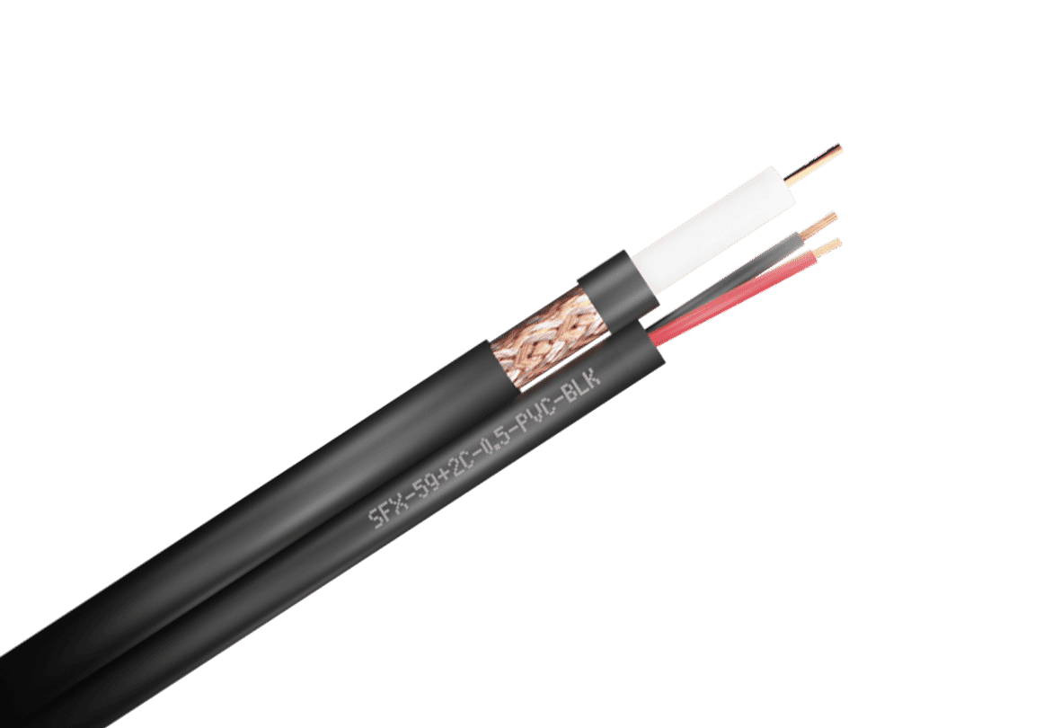 RG59 2 core/shotgun PVC 0.5mm 200m