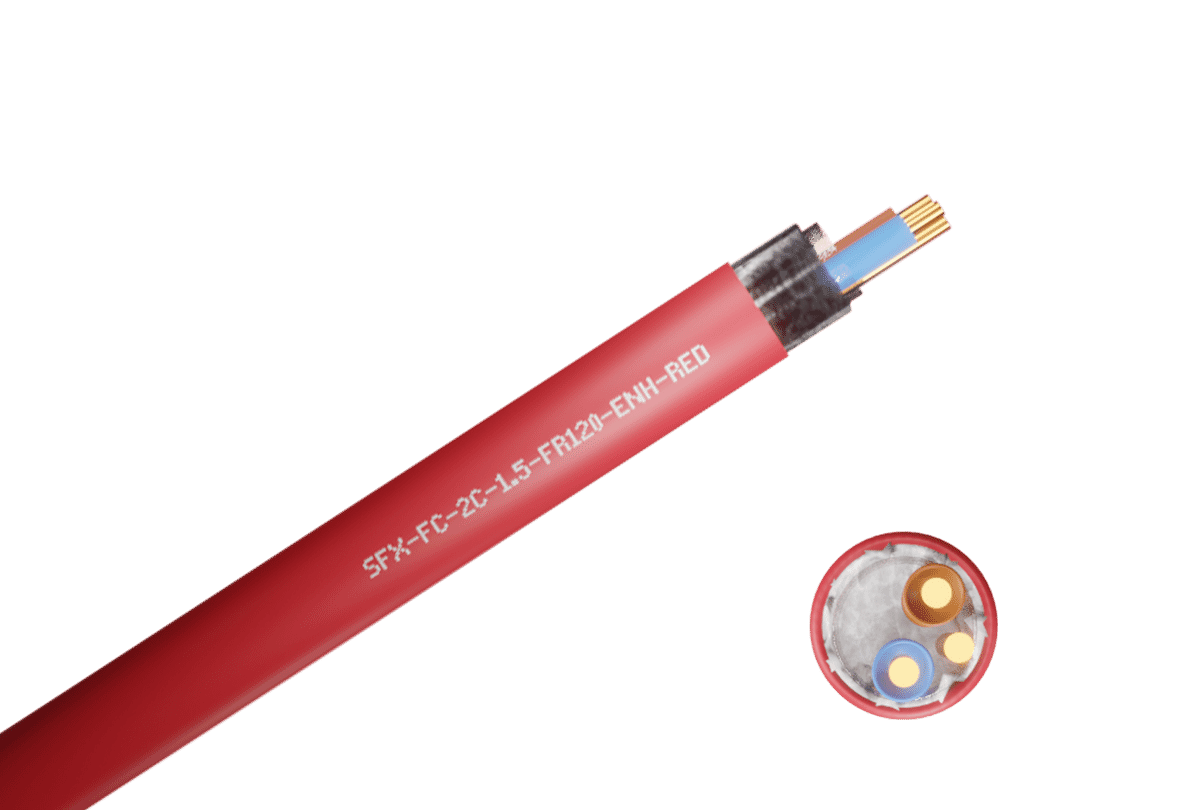 SFX FR120 2 Core 1.5mm Enhanced Fire Alarm Cable 100m