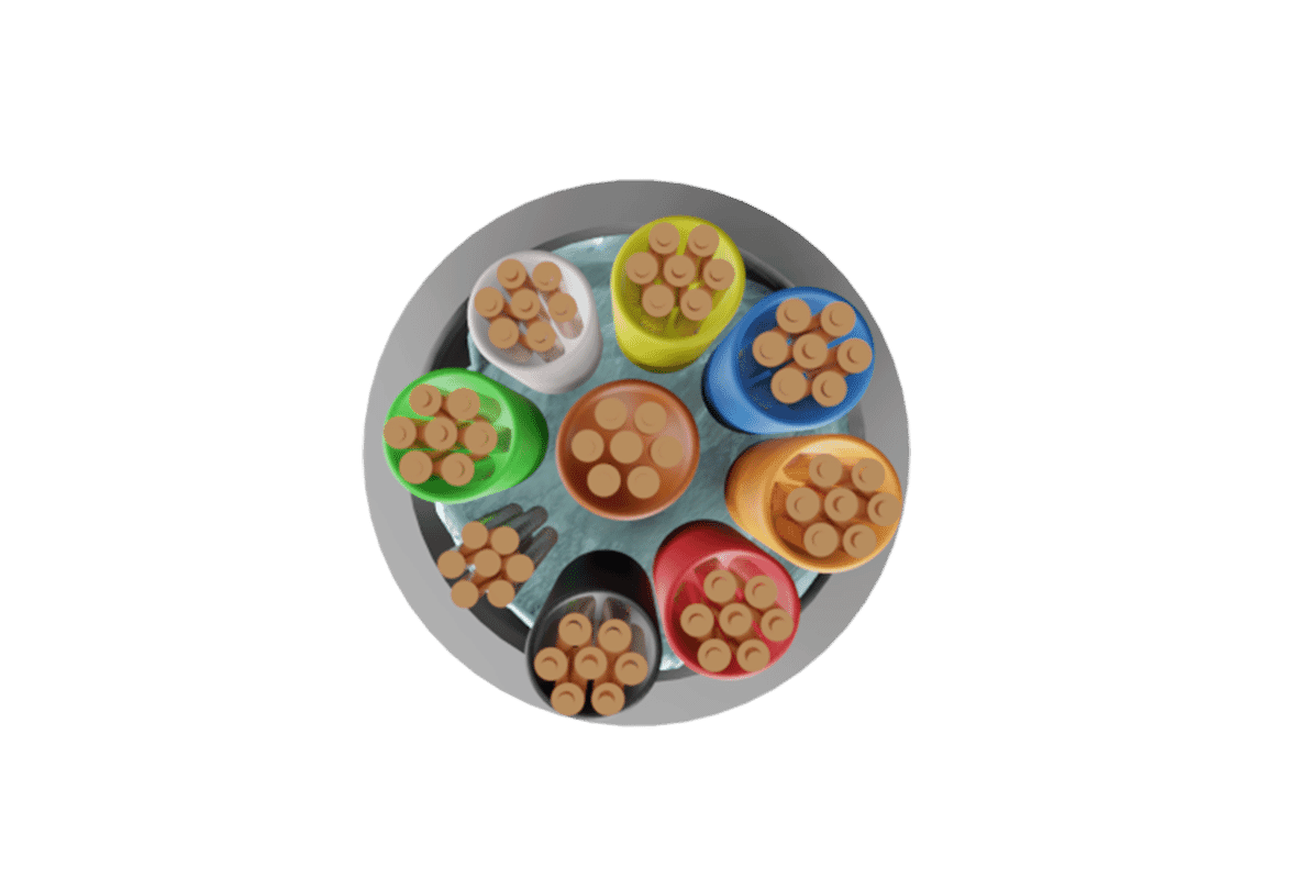 Screened 8 Core Belden Equivalent (9538) LSZH Grey 100m