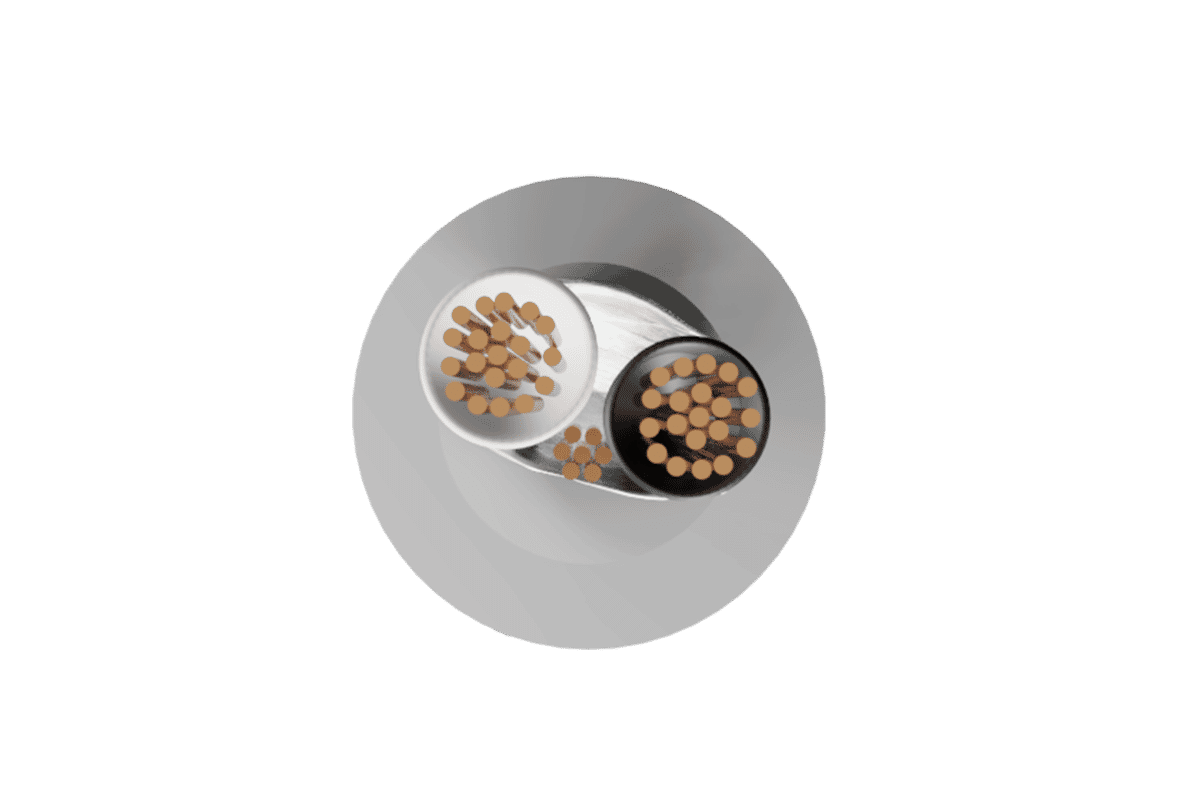 Screened 2 Core Belden Equivalent (8719) LSZH 100m